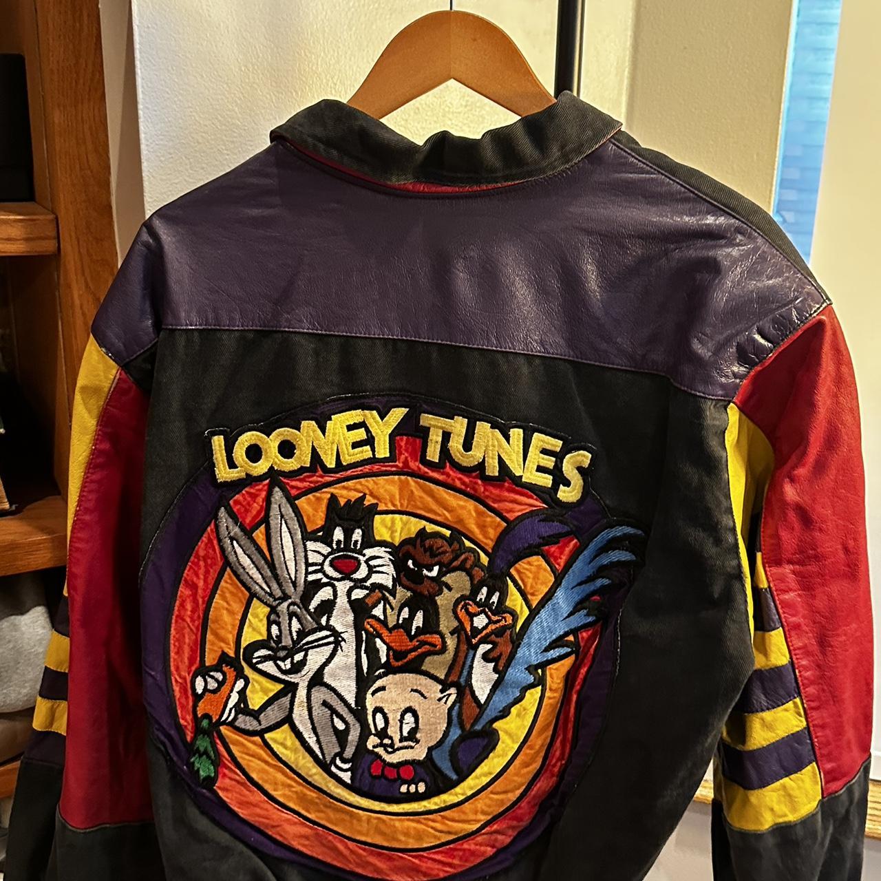 Jeff Hamilton 90s Looney Toons Jacket... - Depop