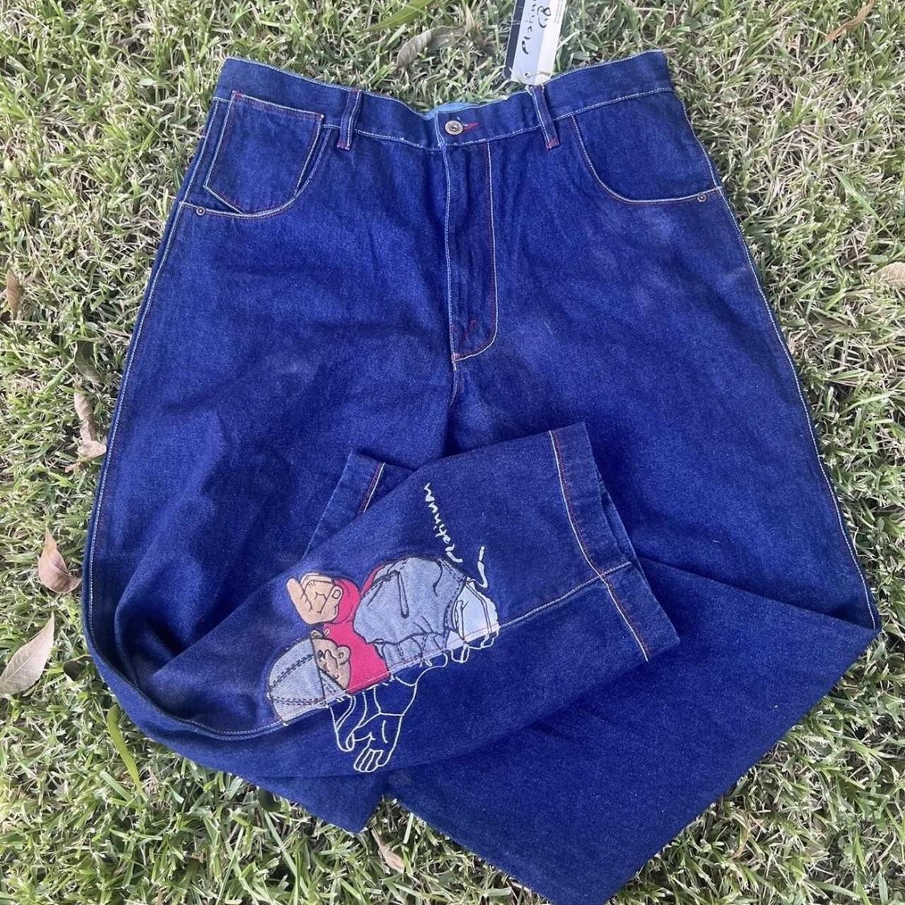 Platinum Fubu Jeans 🔥 Vintage New with tags... - Depop