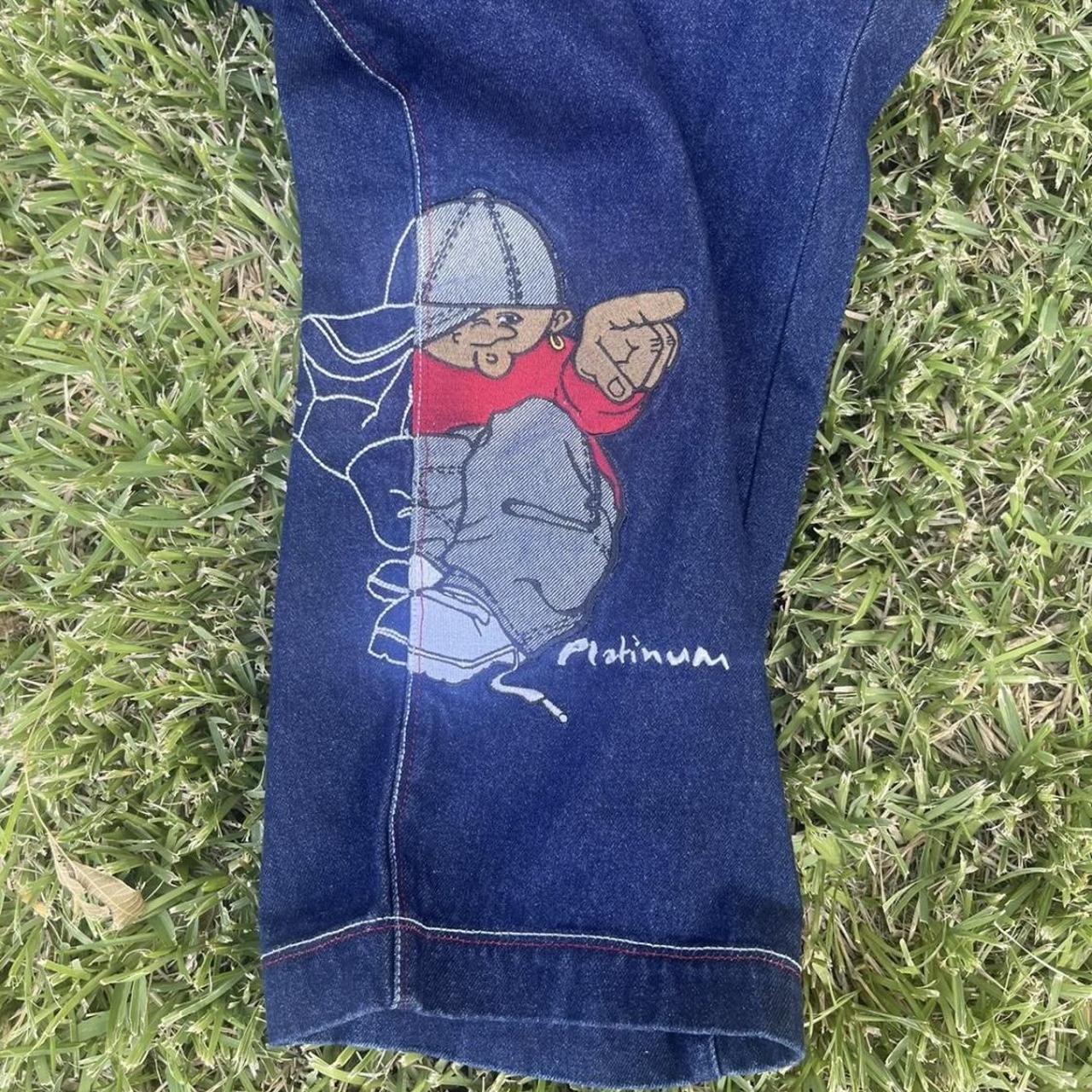 Platinum Fubu Jeans 🔥 Vintage New with tags... - Depop