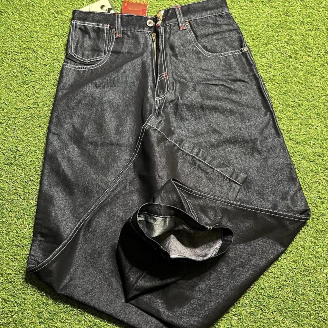 Platinum Fubu Jeans Vintage Waist 36 Inseam... - Depop