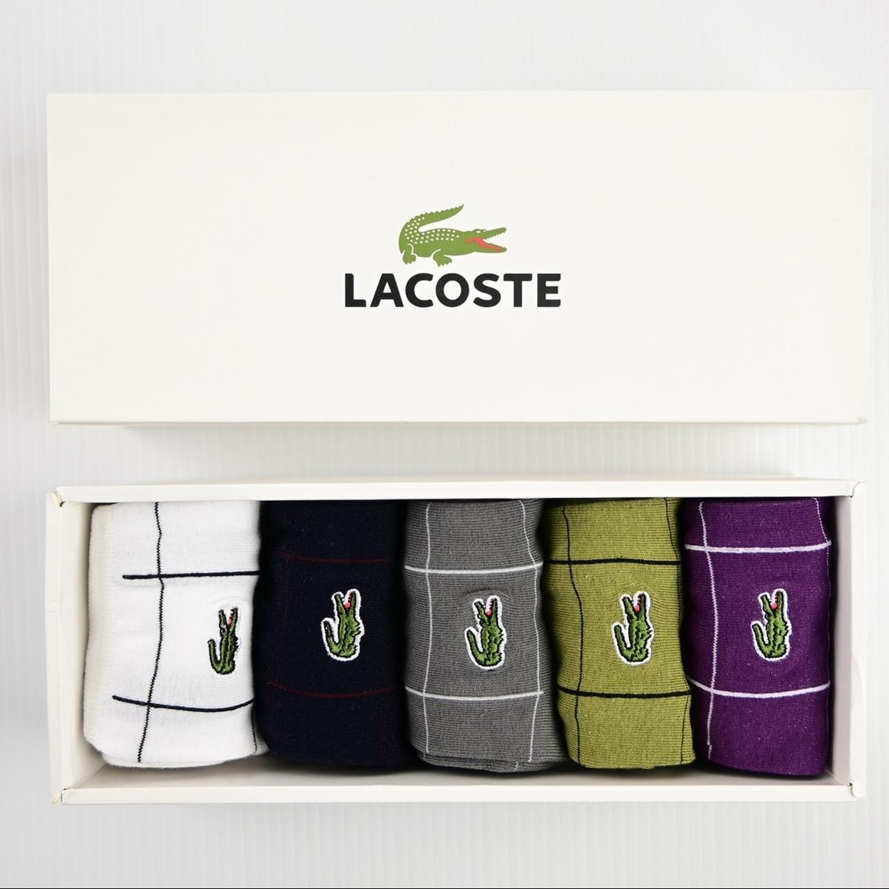 Lacoste Men’s 5 Pair Socks Box Set Brand new in... - Depop