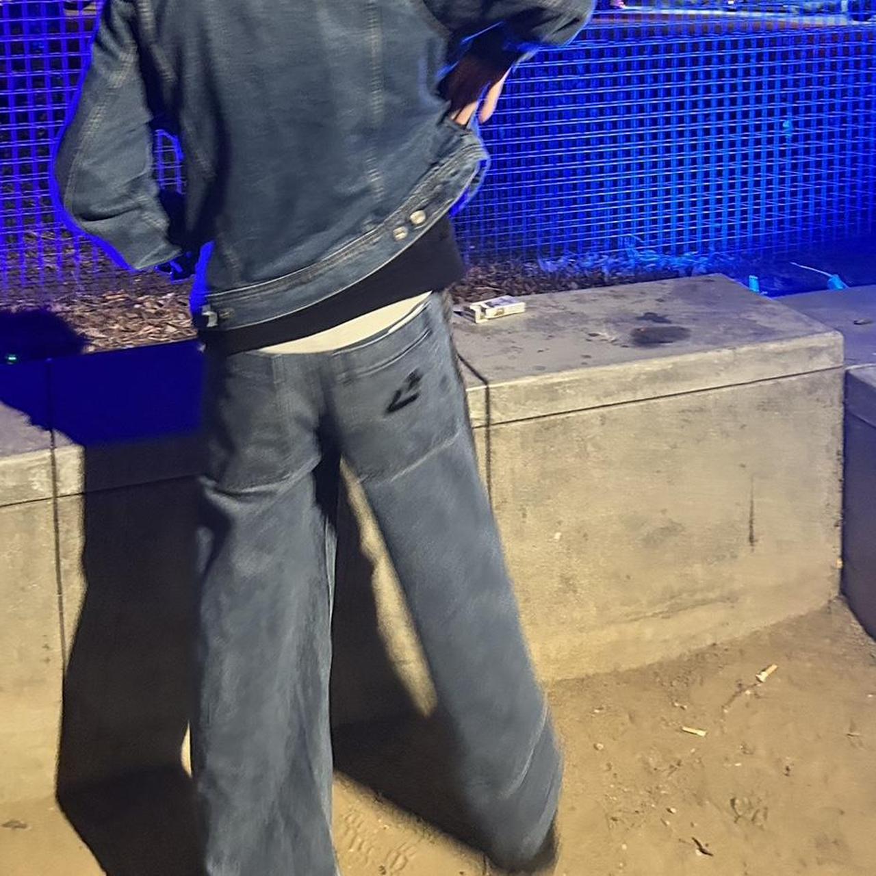 liquid lagoon divider denim. fit is almost identical... | Depop