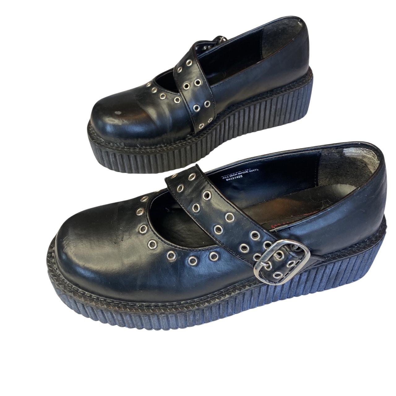 Demonias creeper Mary Jane platform shoes Good... - Depop