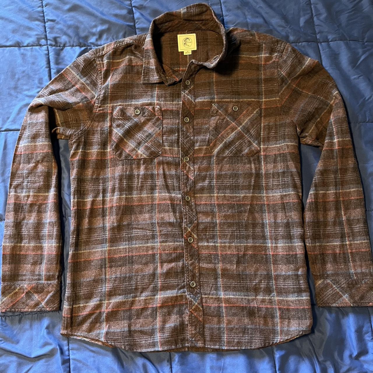 O’NIELL SURF FLANNEL SIZE LARGE - Depop