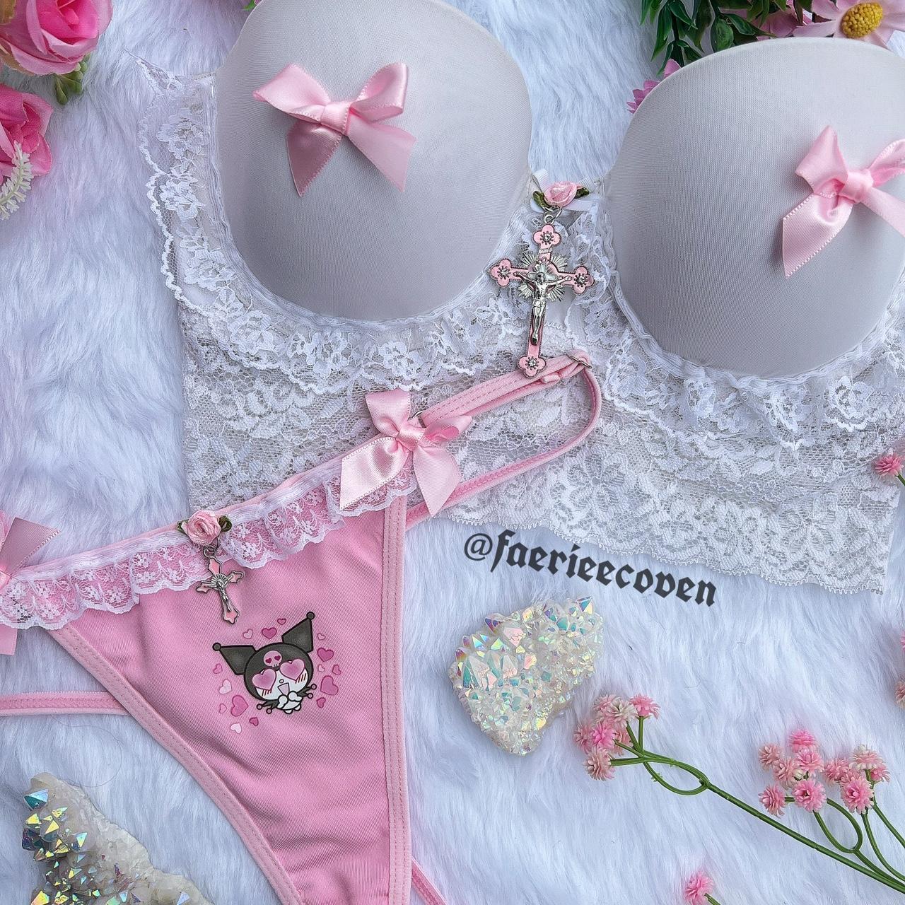 🎀 the cutest lace bra / bralette 🎀 Upcycled by... - Depop