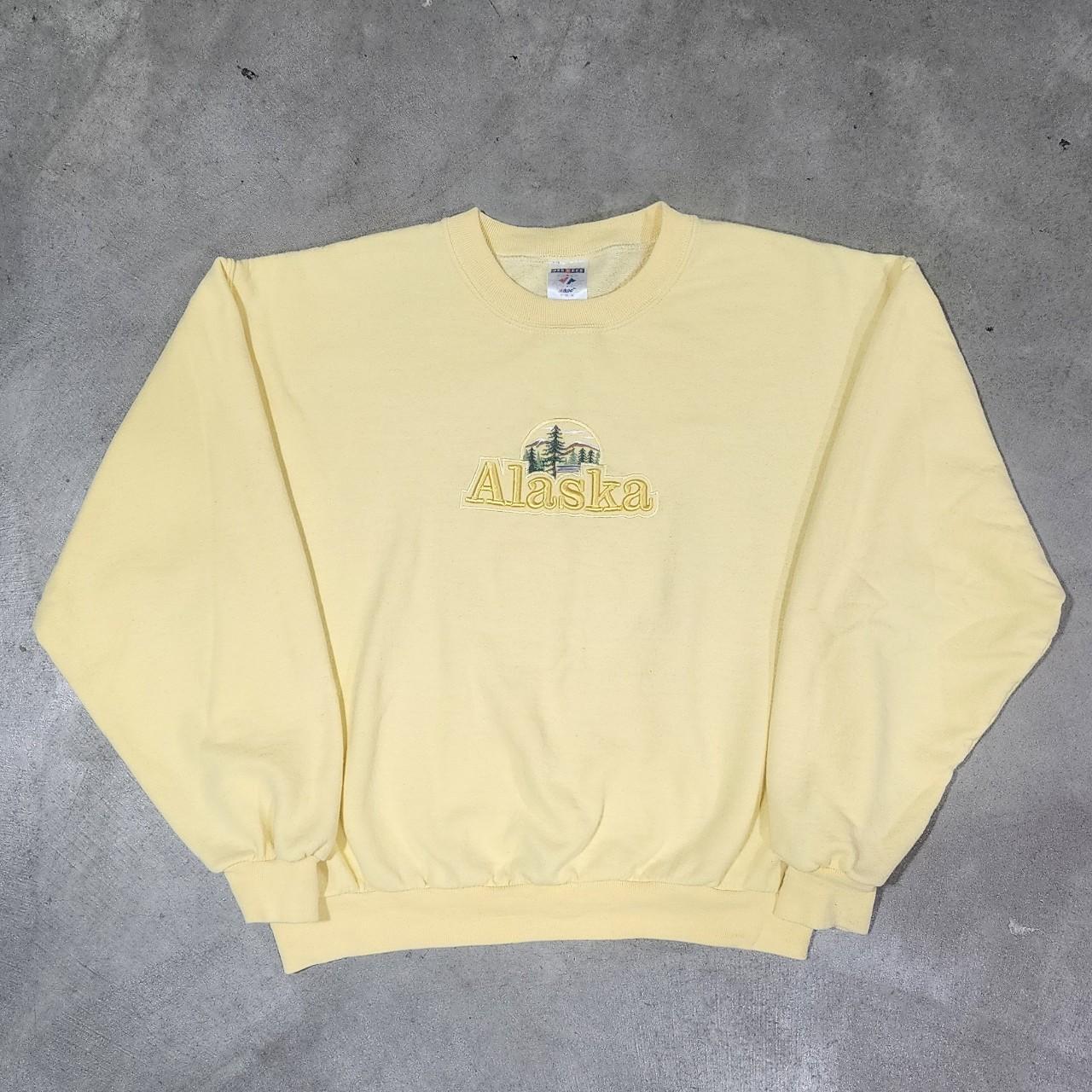 Yellow Alaska Crewneck This is an awesome yellow... - Depop