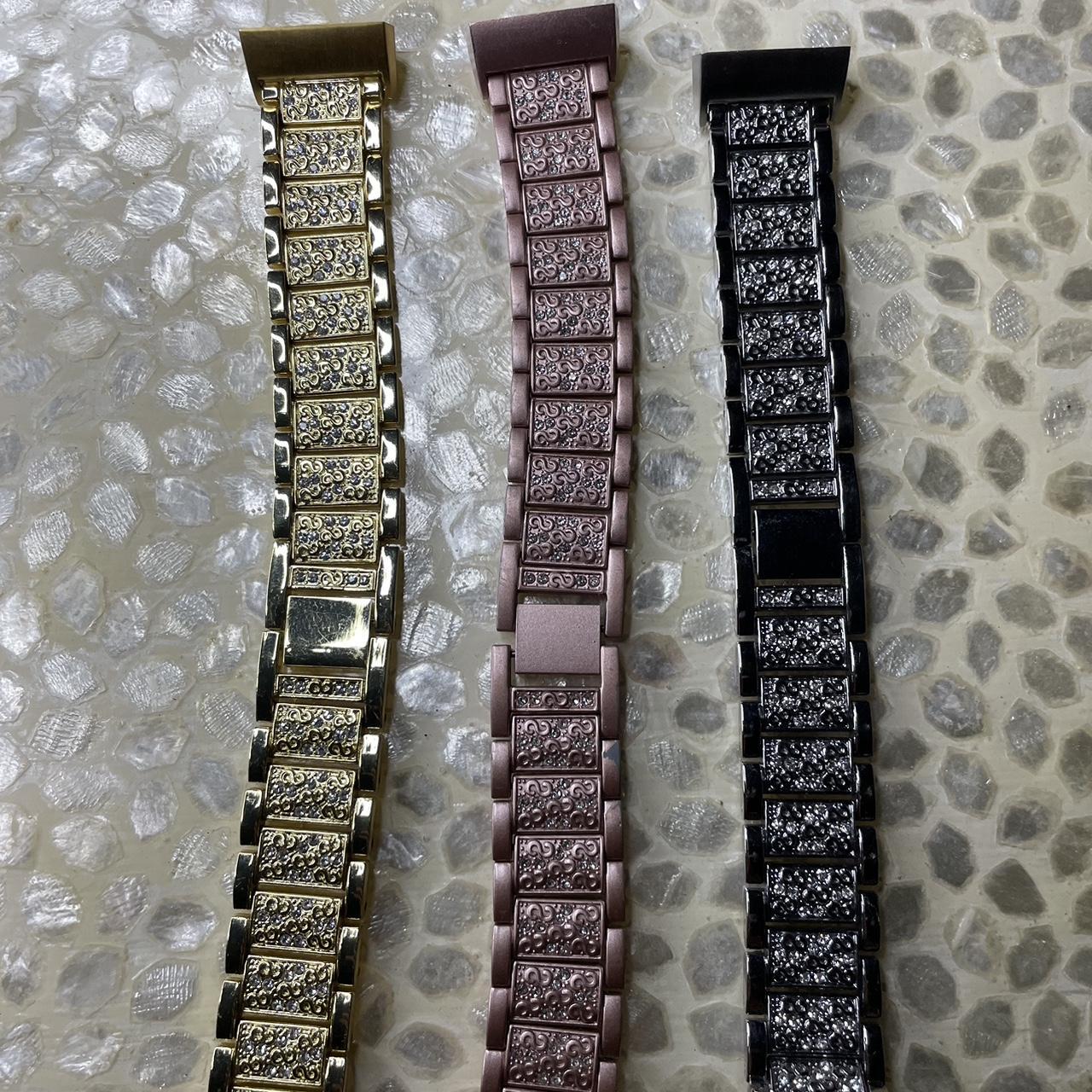 3. Bling Fitbit wrist bands perfect condition - Depop