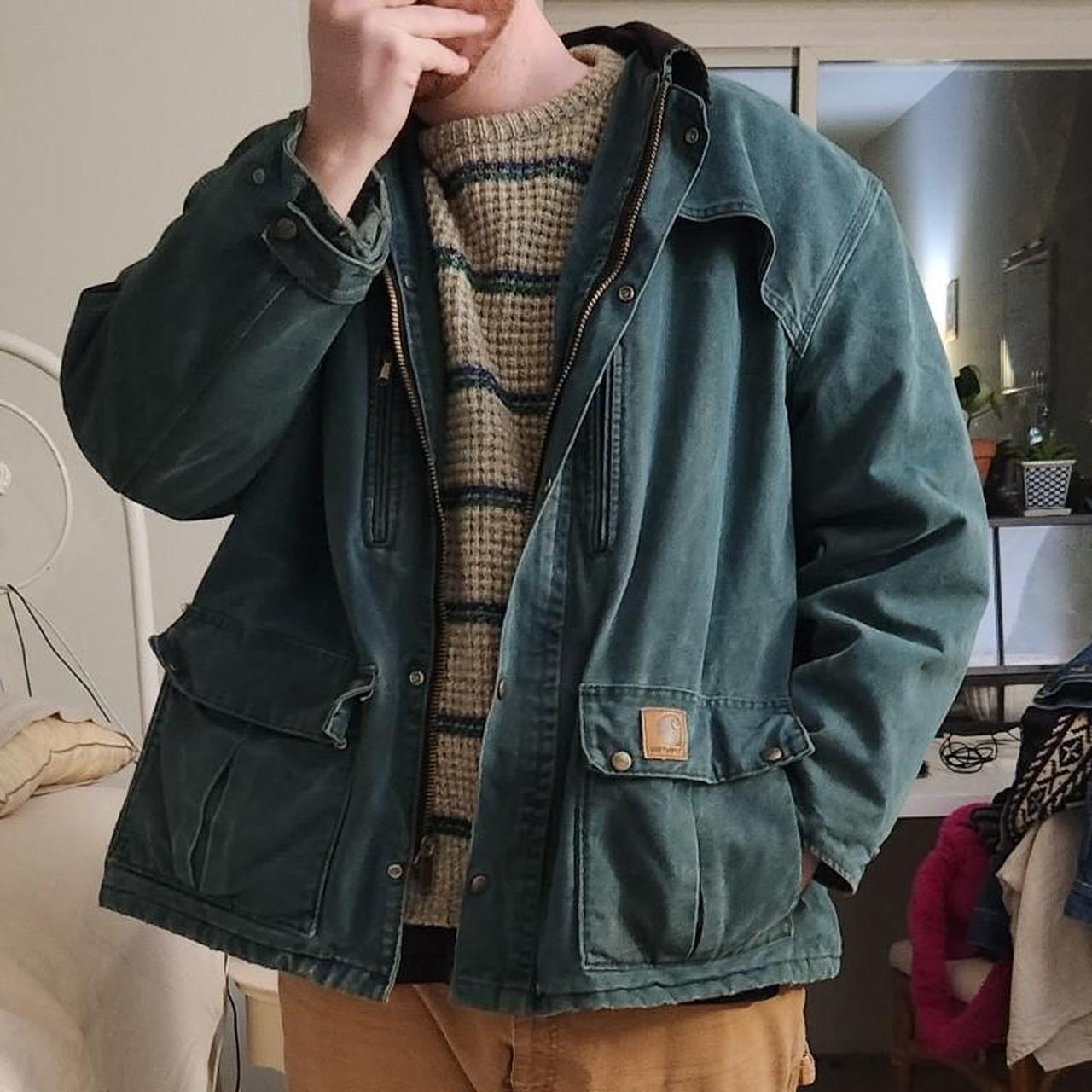 Vintage Carhartt XXL barn chore coat jacket The... - Depop