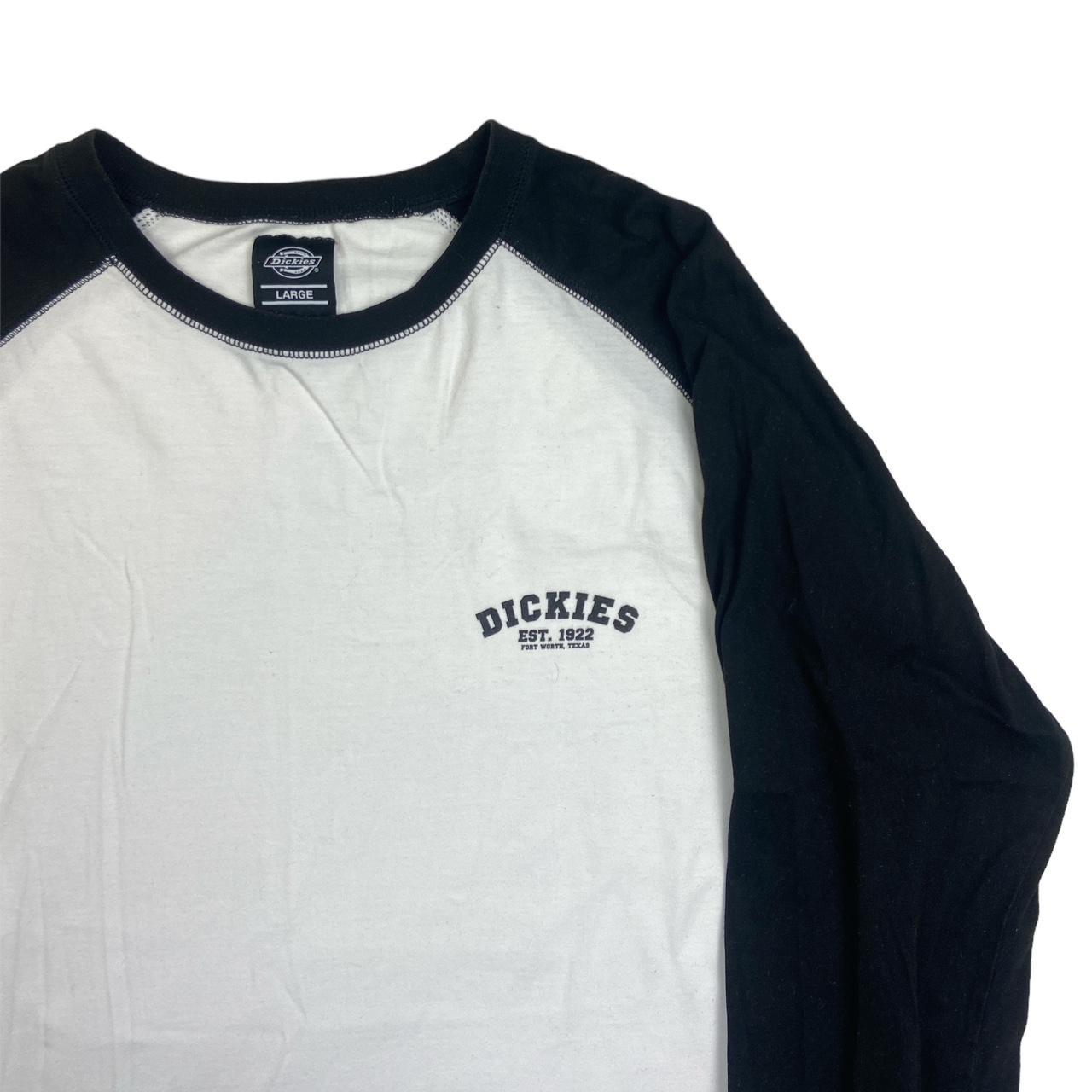 Dickies Long Sleeved T-Shirt Label sewing has... - Depop