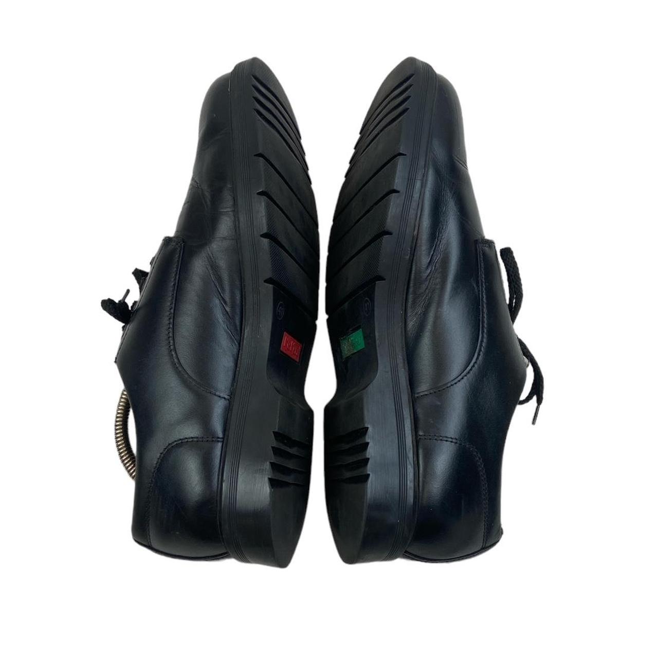 Vintage Kickers Black Leather Boots Shoe says... - Depop