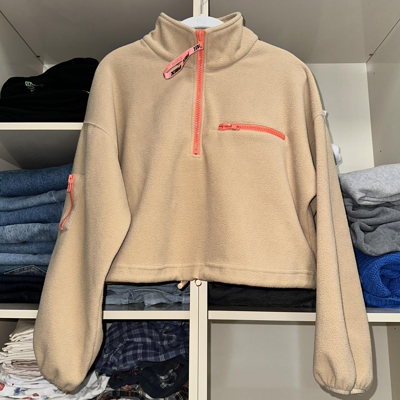 PRIX Workshop Fleece Jumper, Size Small 🧡 Barley... - Depop