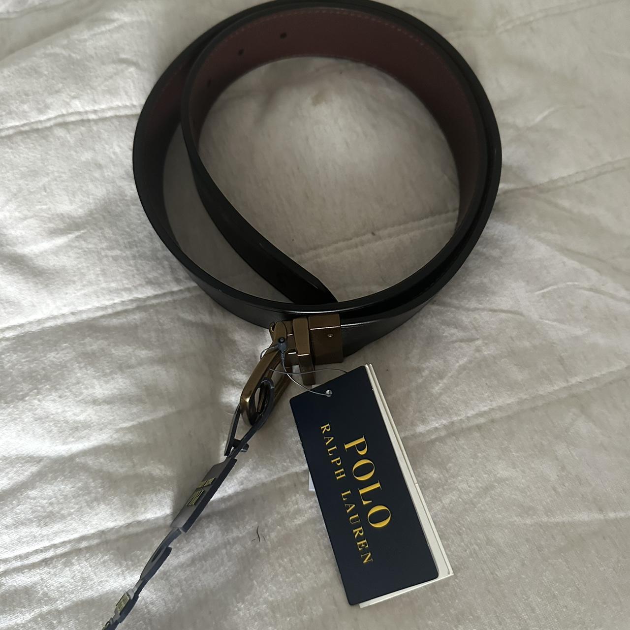 Ralph Lauren Belt Reversible brown and... - Depop