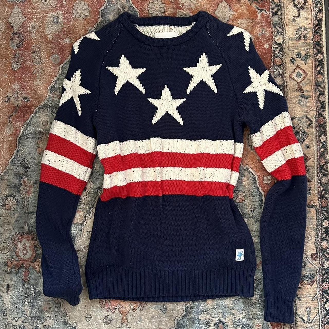 American Flag Sweater ! Super thick cotton material,... - Depop