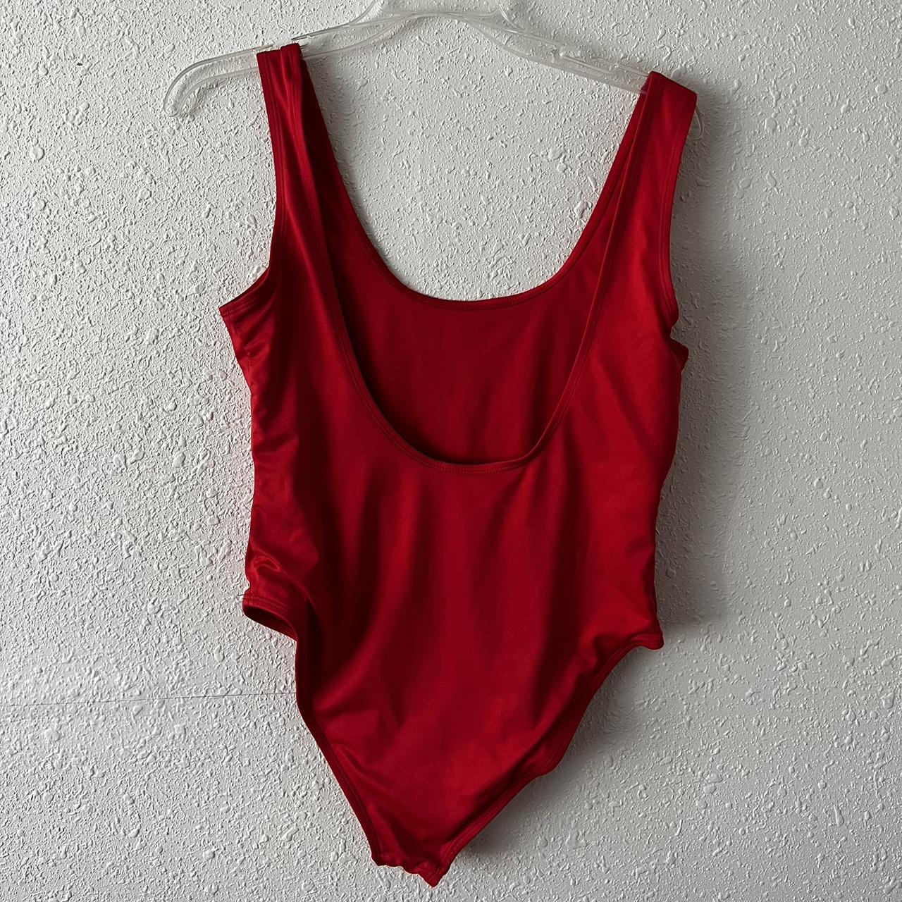 red barbie swimsuit (i’m 5’7” and 34C and it fits me... - Depop