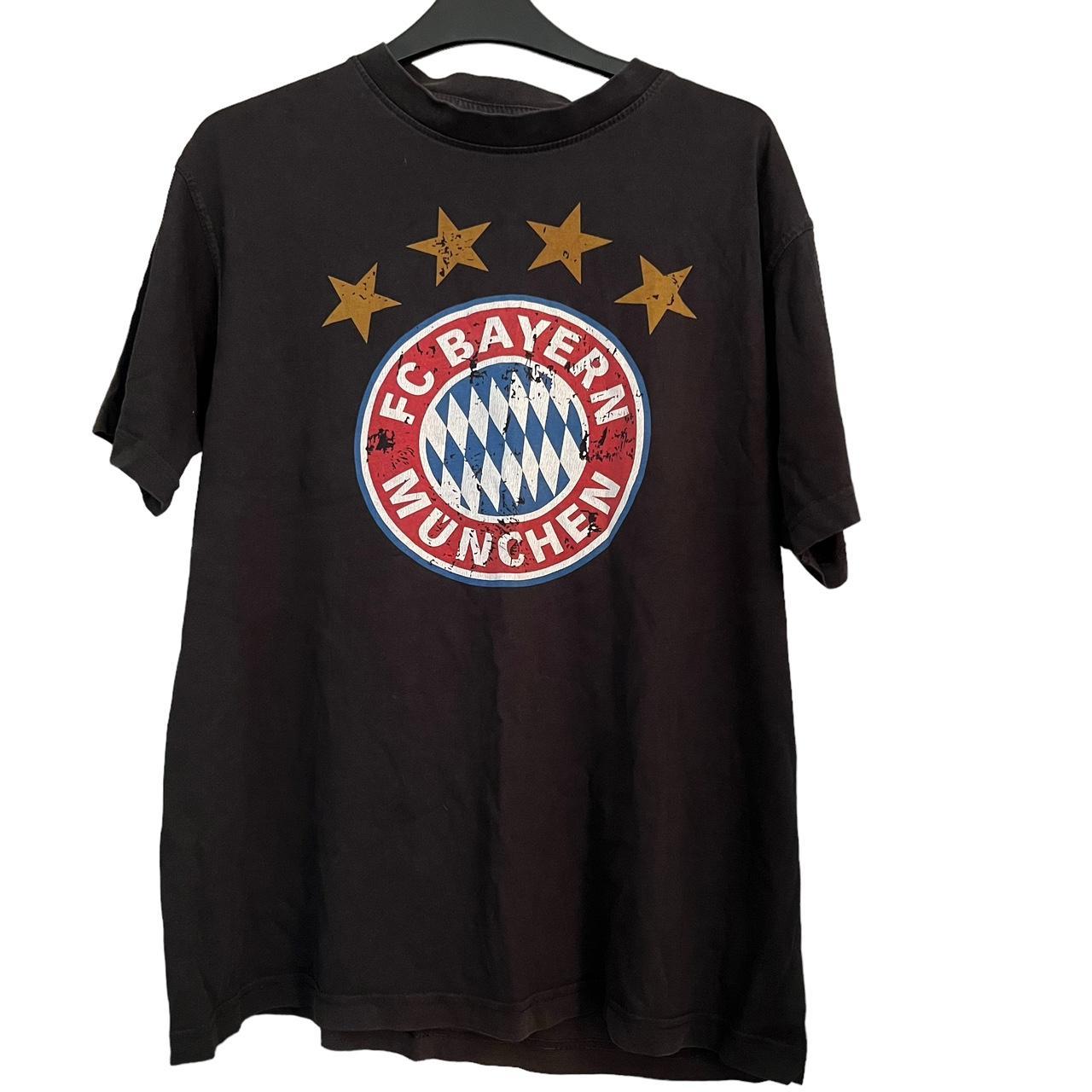FC Bayern Munich Tshirt Mens Size Medium Black... - Depop