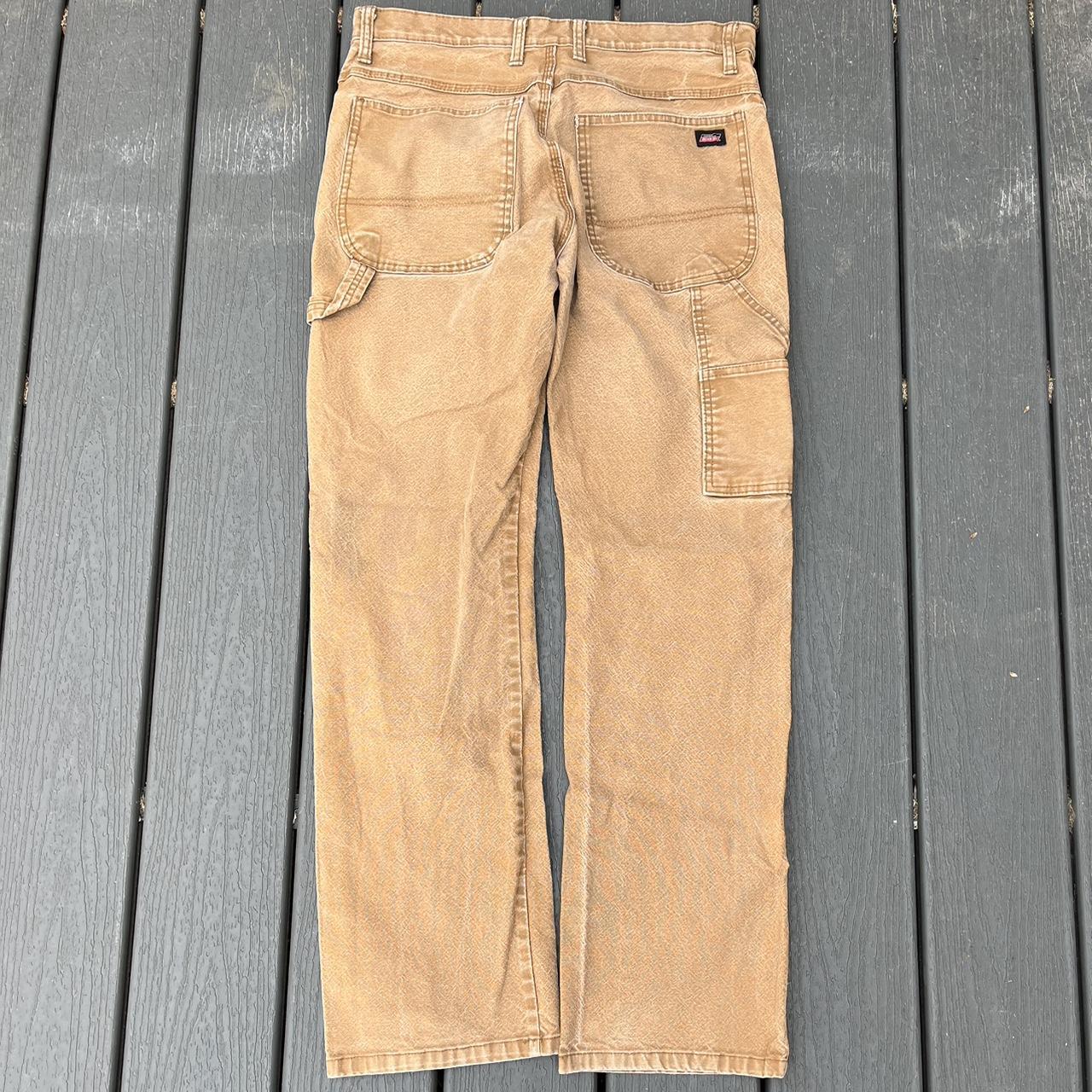 Vintage Tan Dickies Carpenter Work Pants SIZE 32 x 32 - Depop