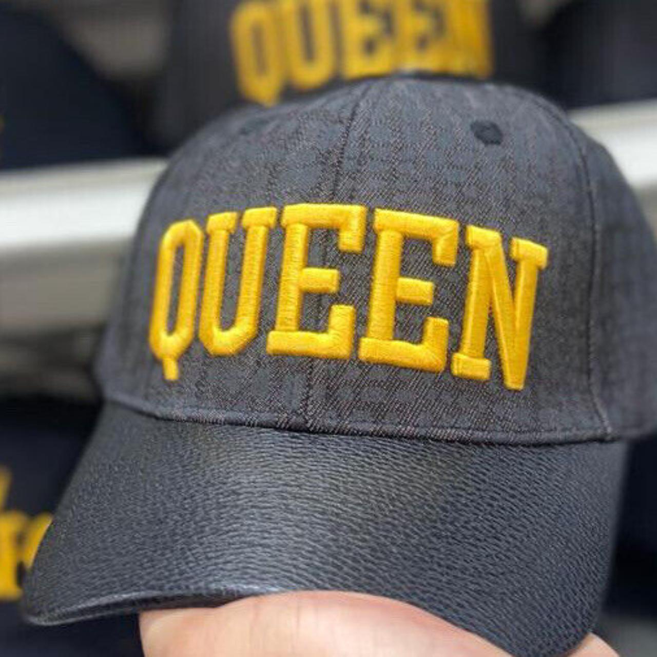 Queen Embroidered Baseball Cap High Quality Fashion... - Depop