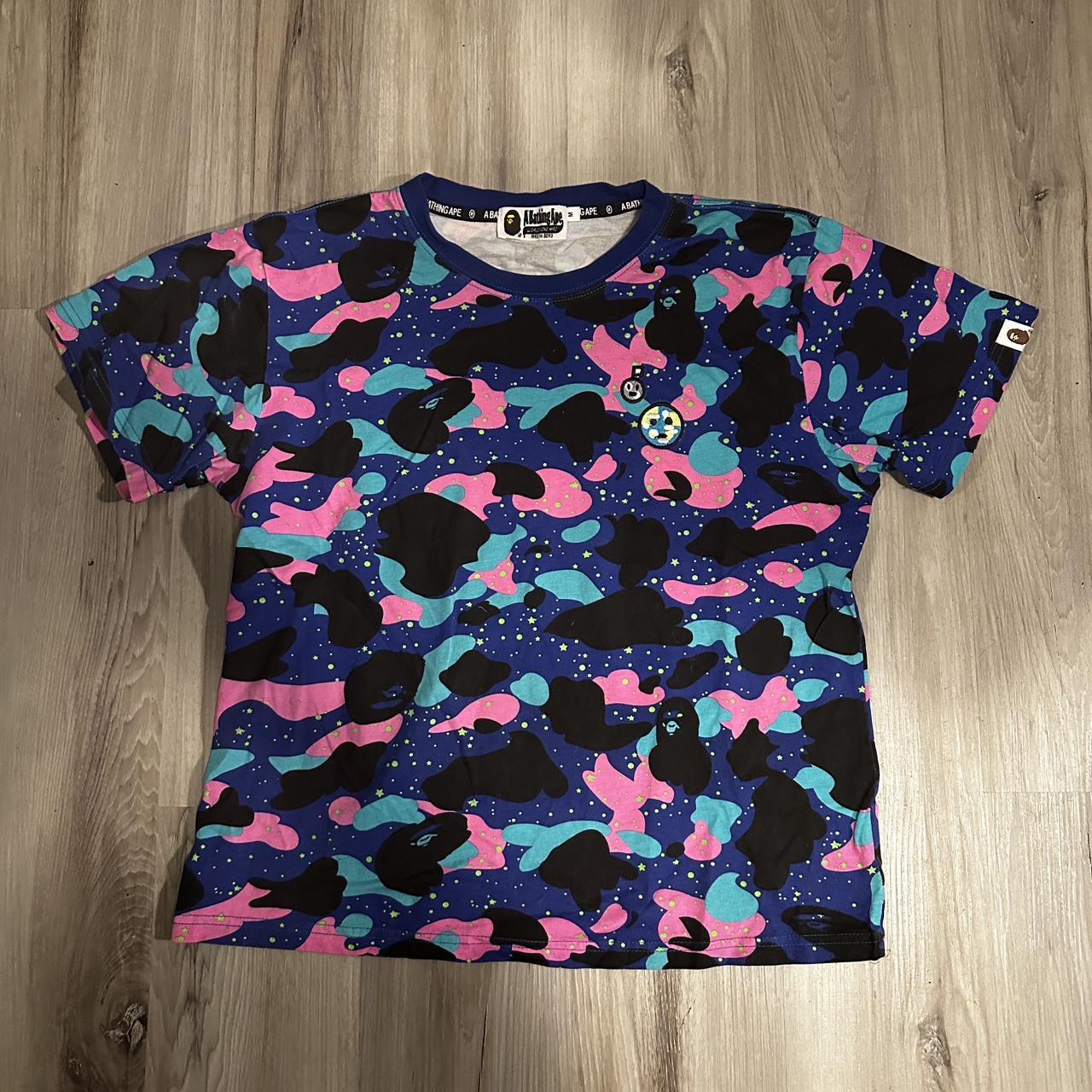 Bape x Kid Cudi Moon man T-shirt -100%... - Depop