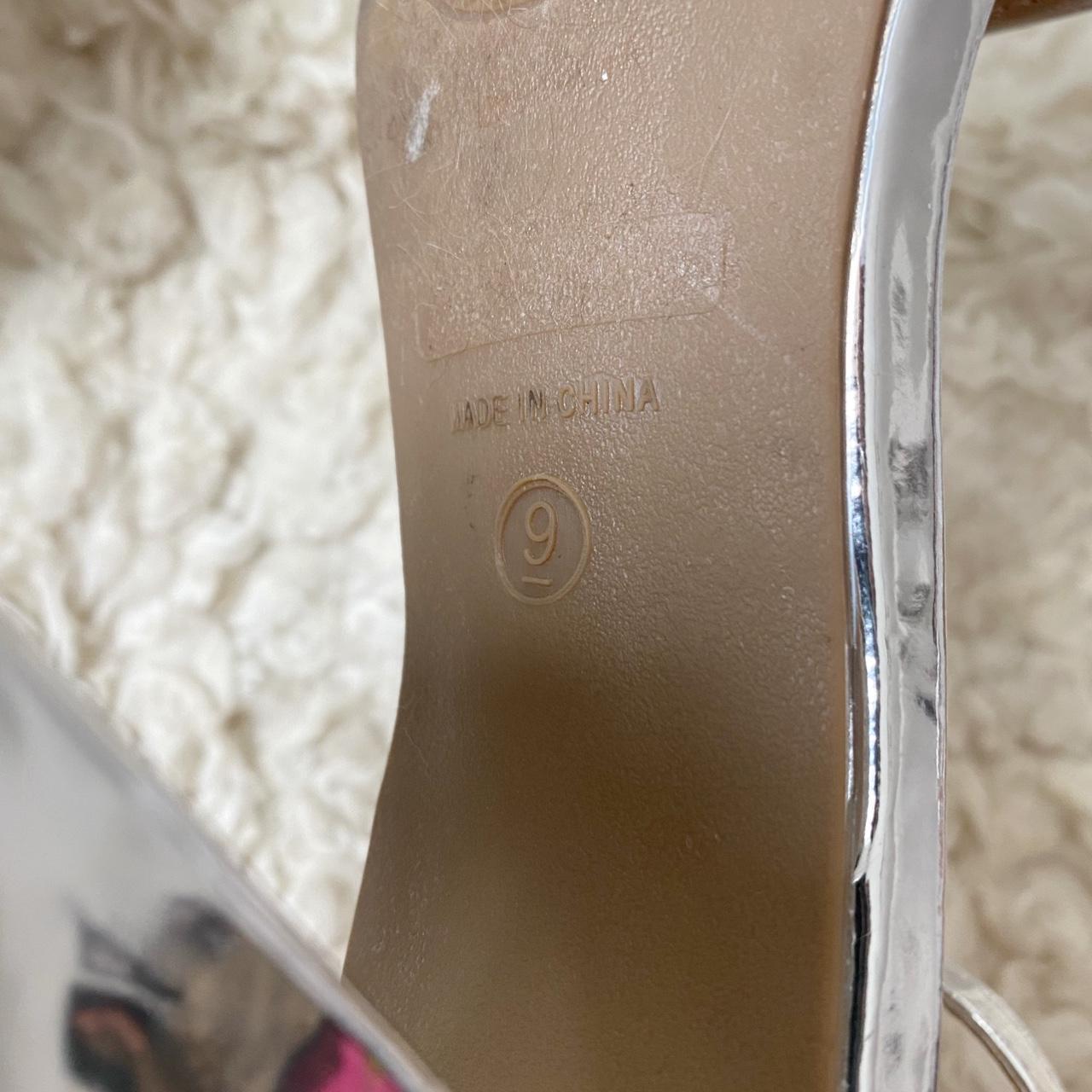 Windsor Women's Silver Sandals | Depop