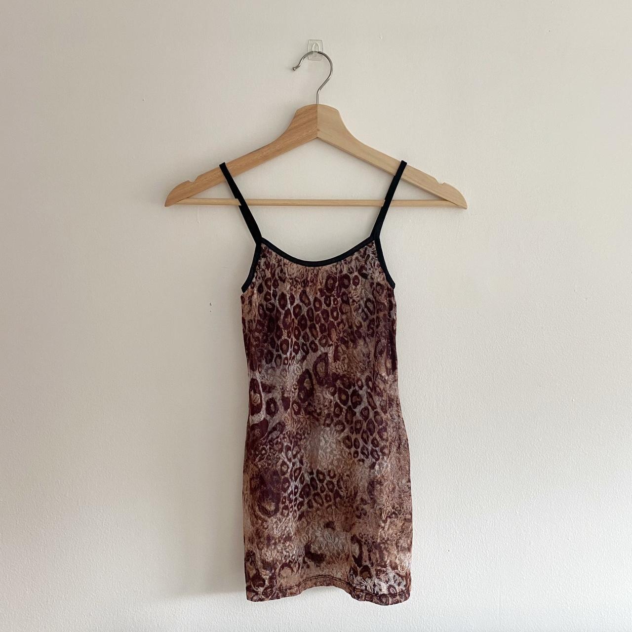 Y2K 2000s Wet Seal Leopard print tank top. May be... - Depop