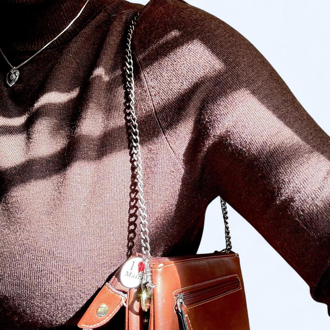 Unique Thick gun metal chain for accessorizing or... | Depop