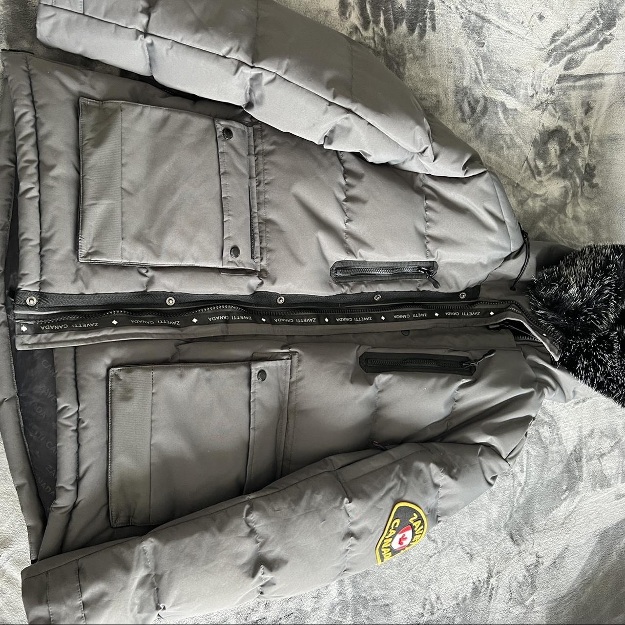 Zanetti Canada parka coat, worn once, excellent... - Depop