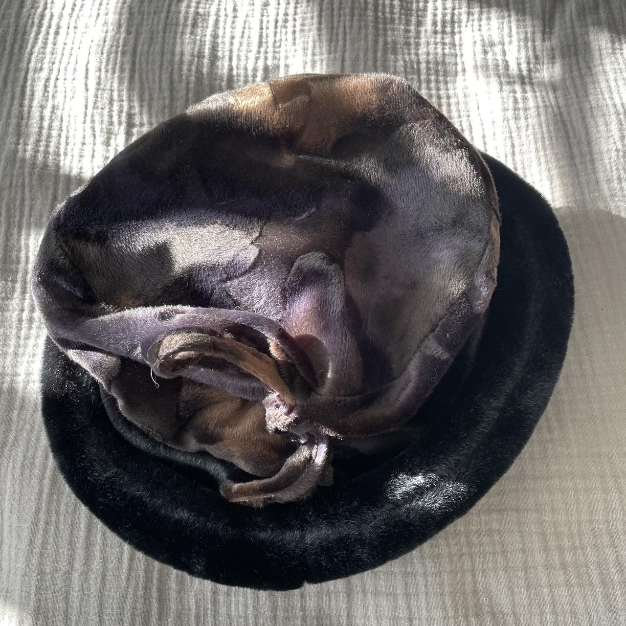 Vintage fur Kangol hat Cute colours #gorpcore... - Depop