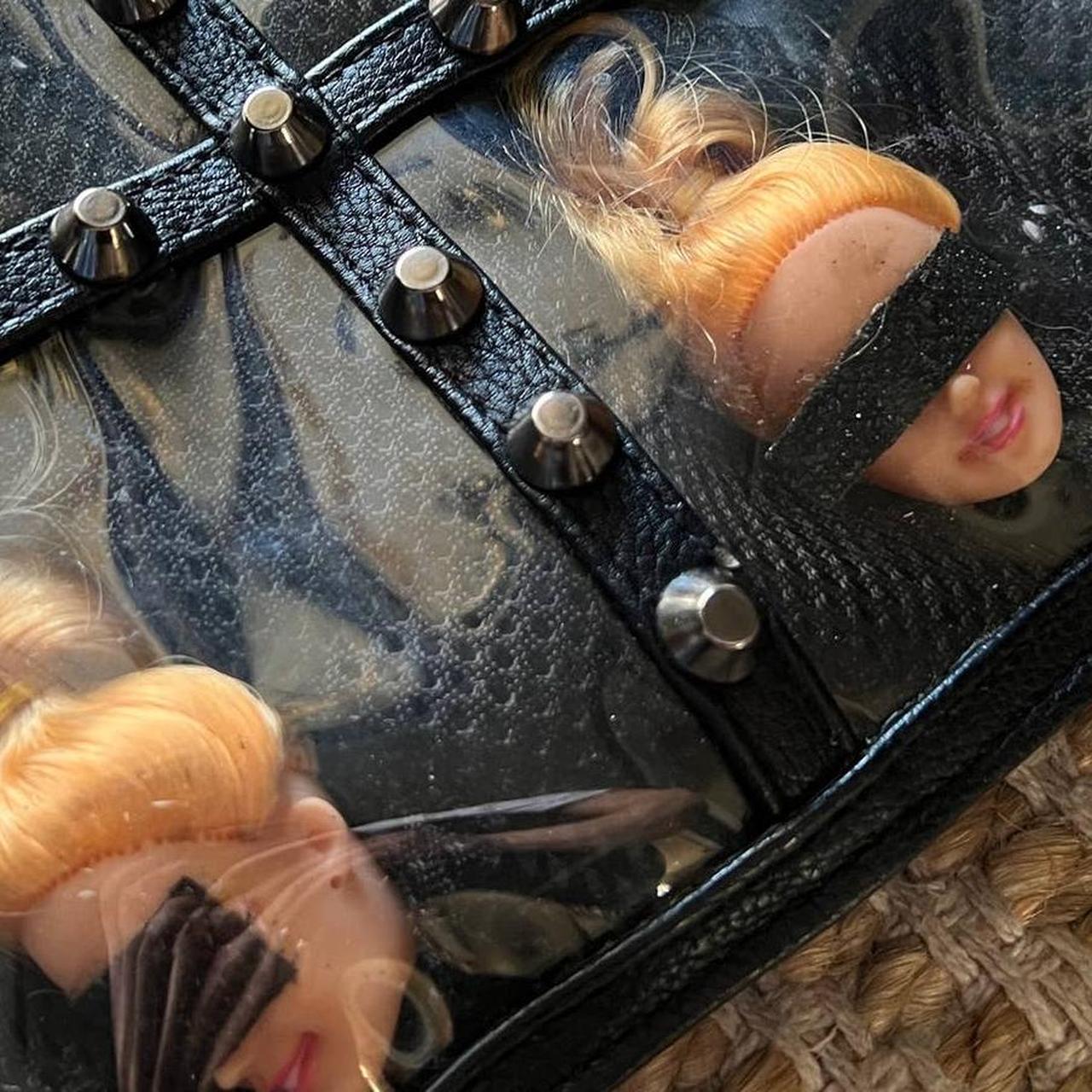 Kmplay Barbie Bondage Head Purse Crossbody Blonde Depop