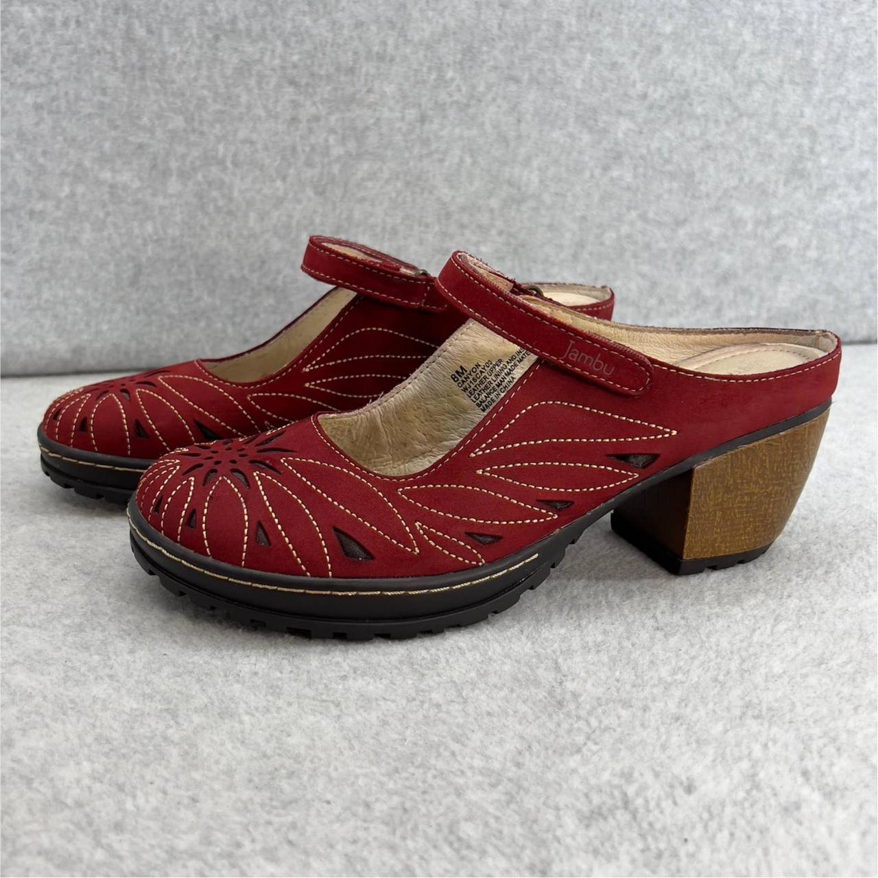 Jambu Women's Red Clogs | Depop