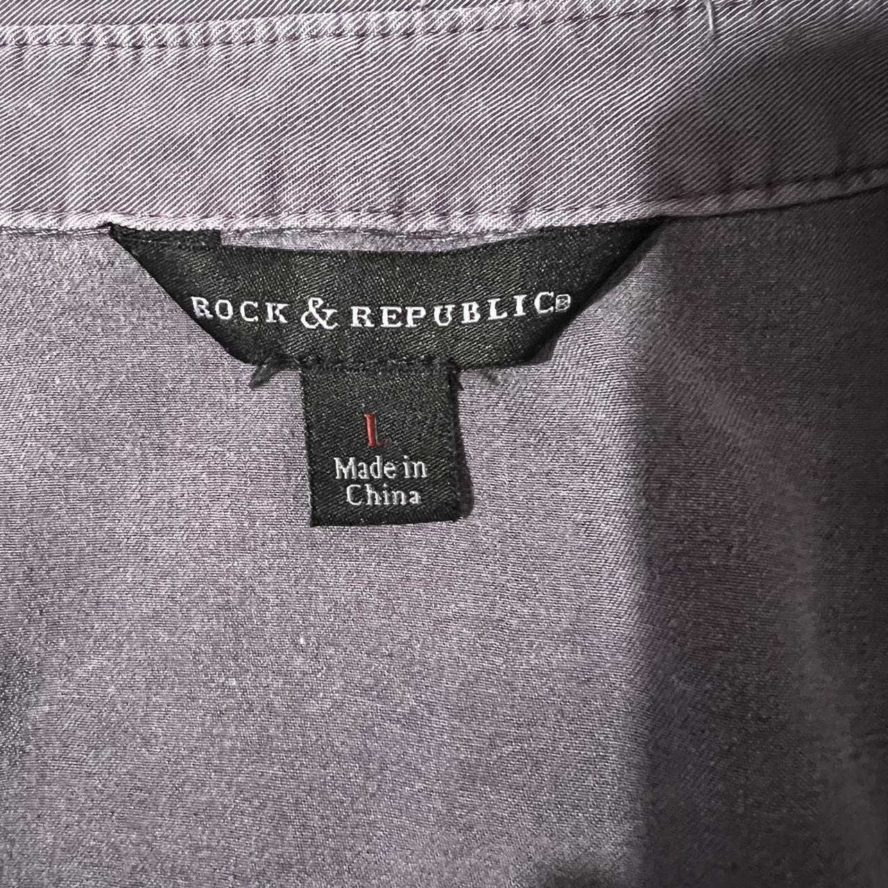 Rock & Republic Faded Purple Top Size large 100%... - Depop