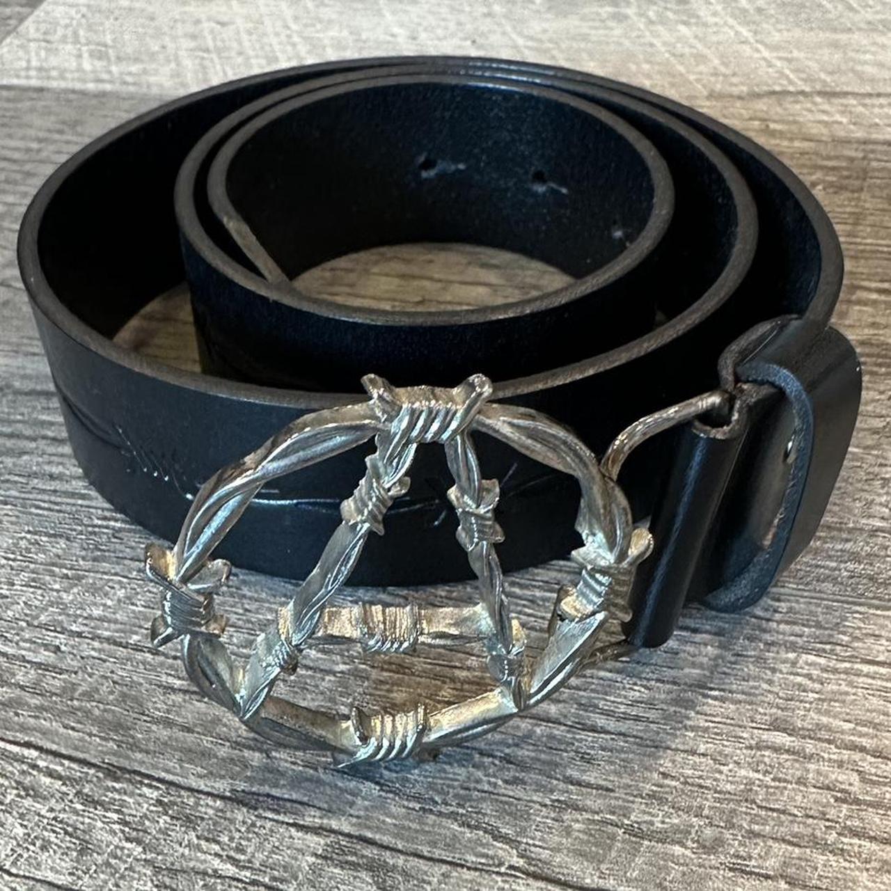 Absent USA barb wire belt No real flaws fits size... - Depop