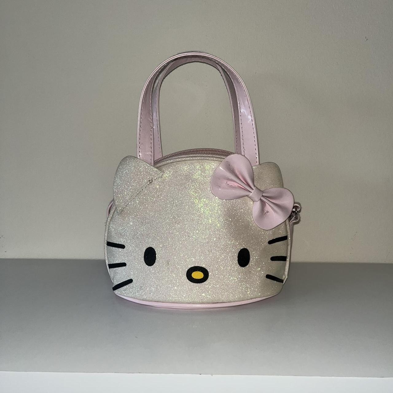 Hello Kitty glittery hand bag - with cross body /... - Depop