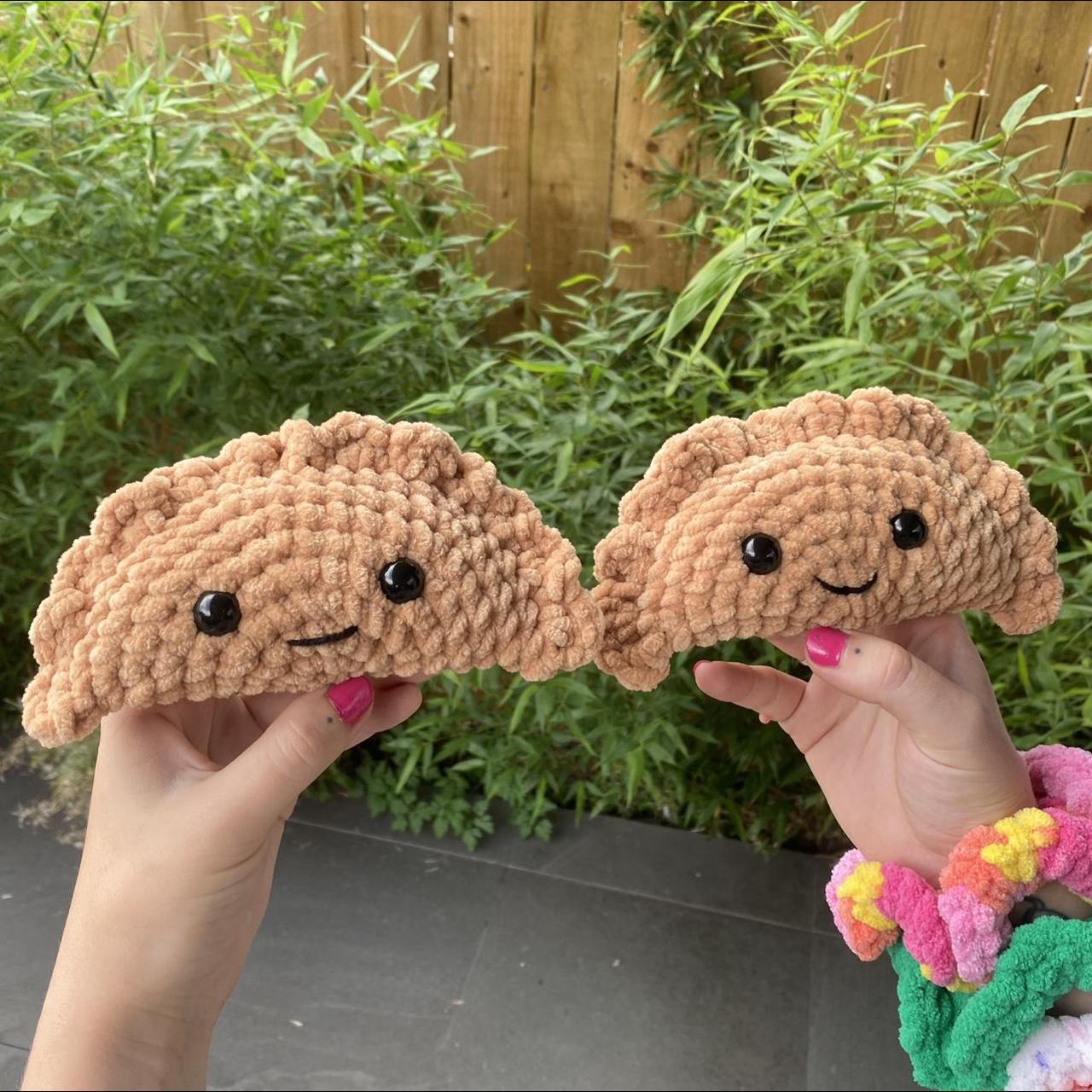 Crochet dumpling 🥟 handmade by me 🧶💜 #crochet... - Depop