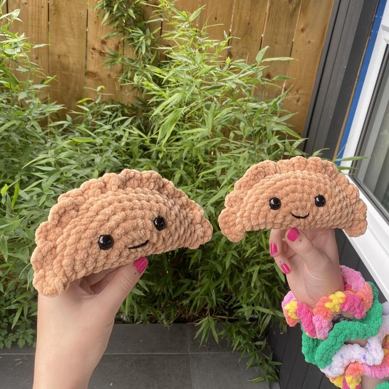 Crochet dumpling 🥟 handmade by me 🧶💜 #crochet... - Depop