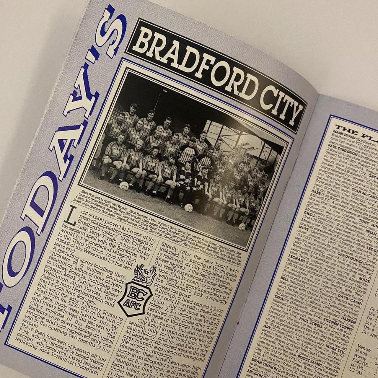 Item: - Rare match day football programme -... - Depop