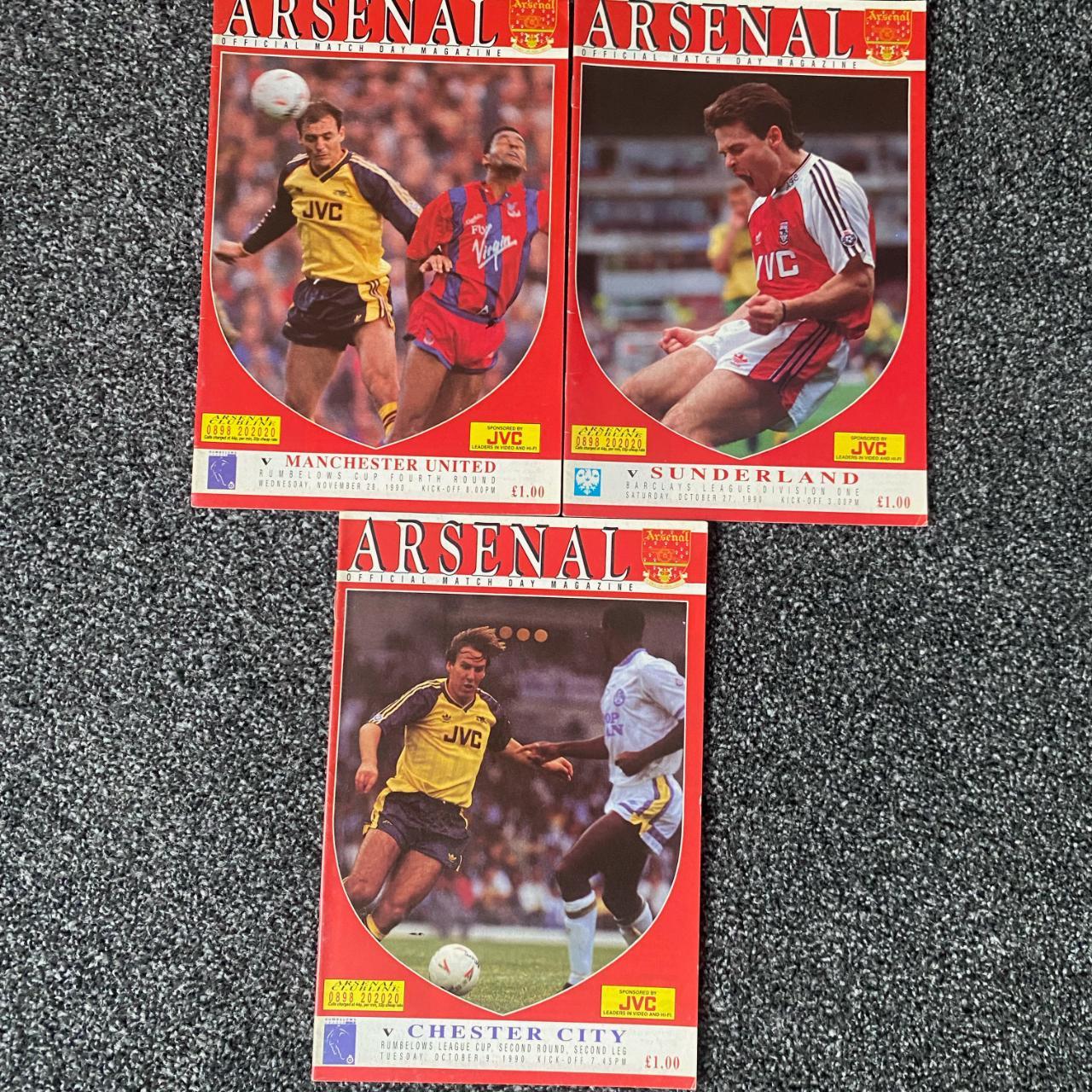 Item: - Rare bundle of matchday football programmes... - Depop