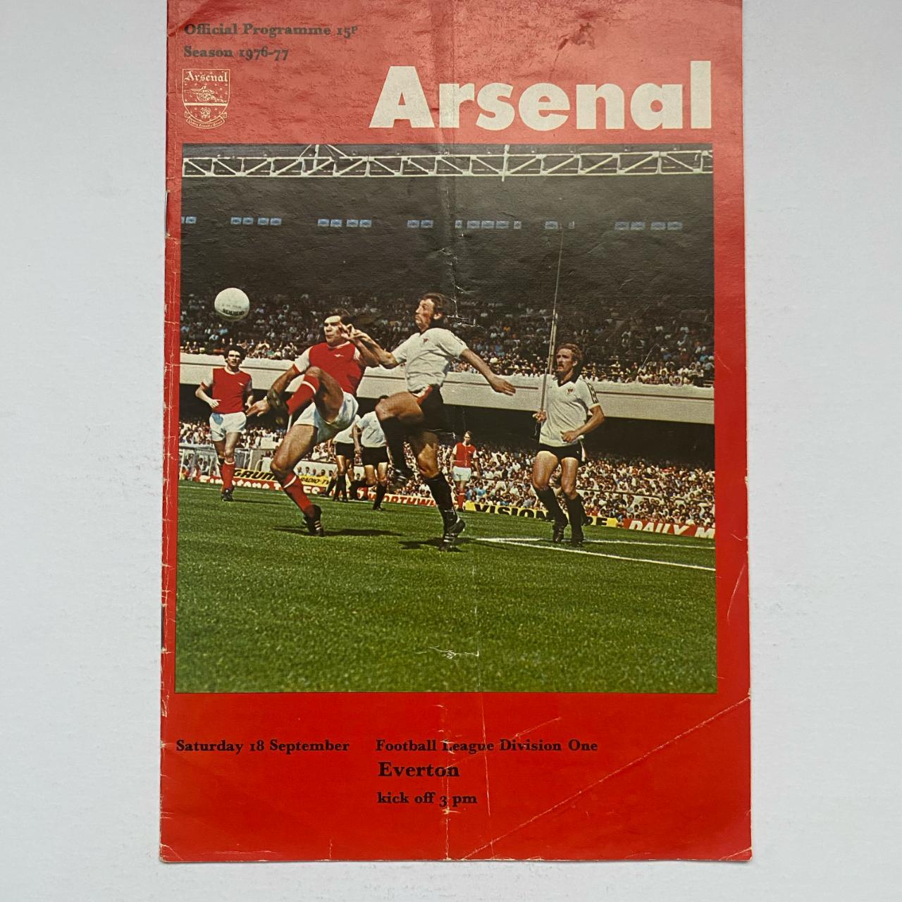 Item: - Rare match day football programme - Arsenal... - Depop