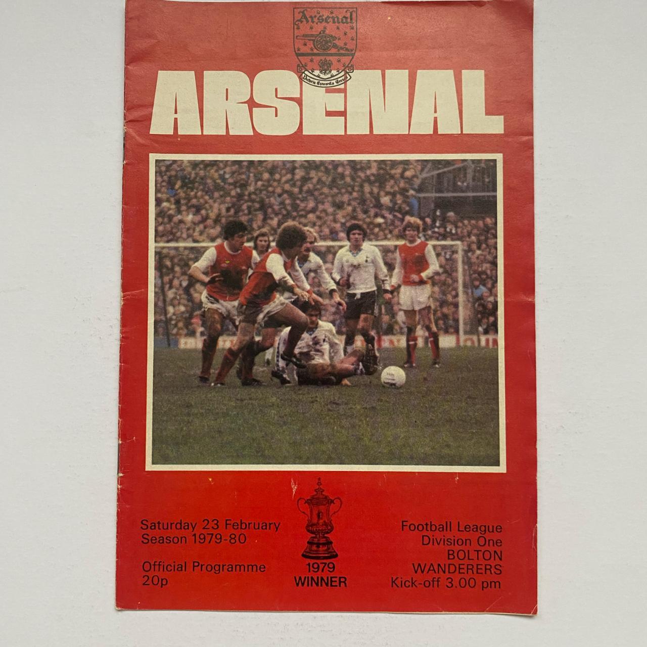 Item: - Rare match day football programme - Arsenal... - Depop