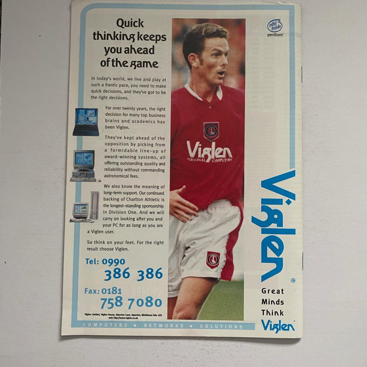 Item: - Rare match day football programme - Charlton... - Depop