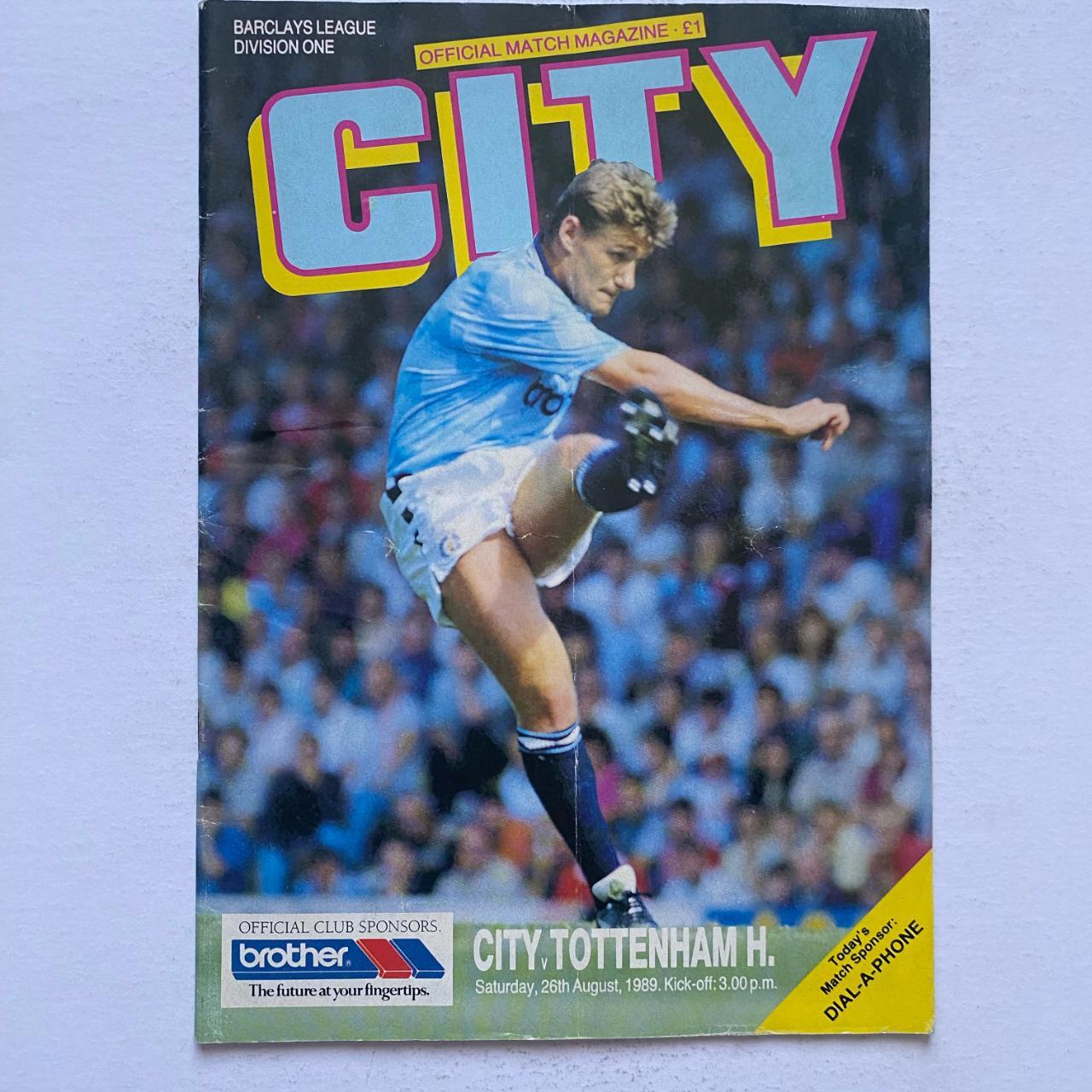 Item: - Rare match day football programme -... - Depop