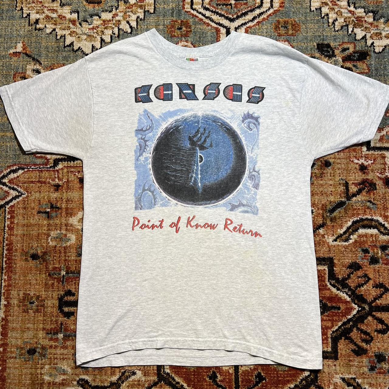 Vintage Kansas Point of Know Return Shirt 8/10... - Depop