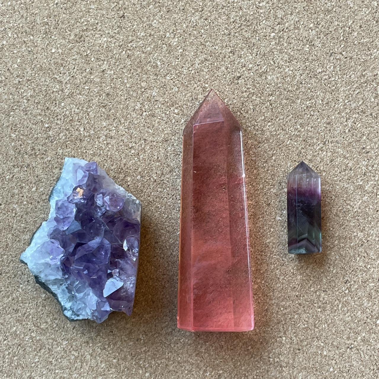 3 piece crystal bundle! Excellent condition. Price... - Depop