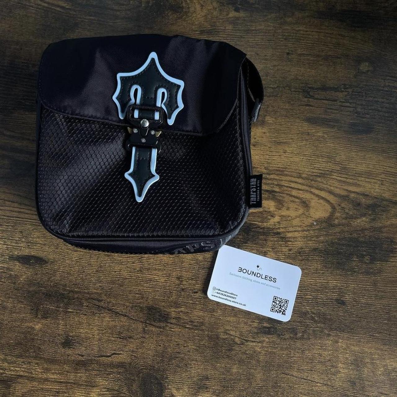 Trapstar Bag 1.0 Black Blue Ice. Brand New. - Depop