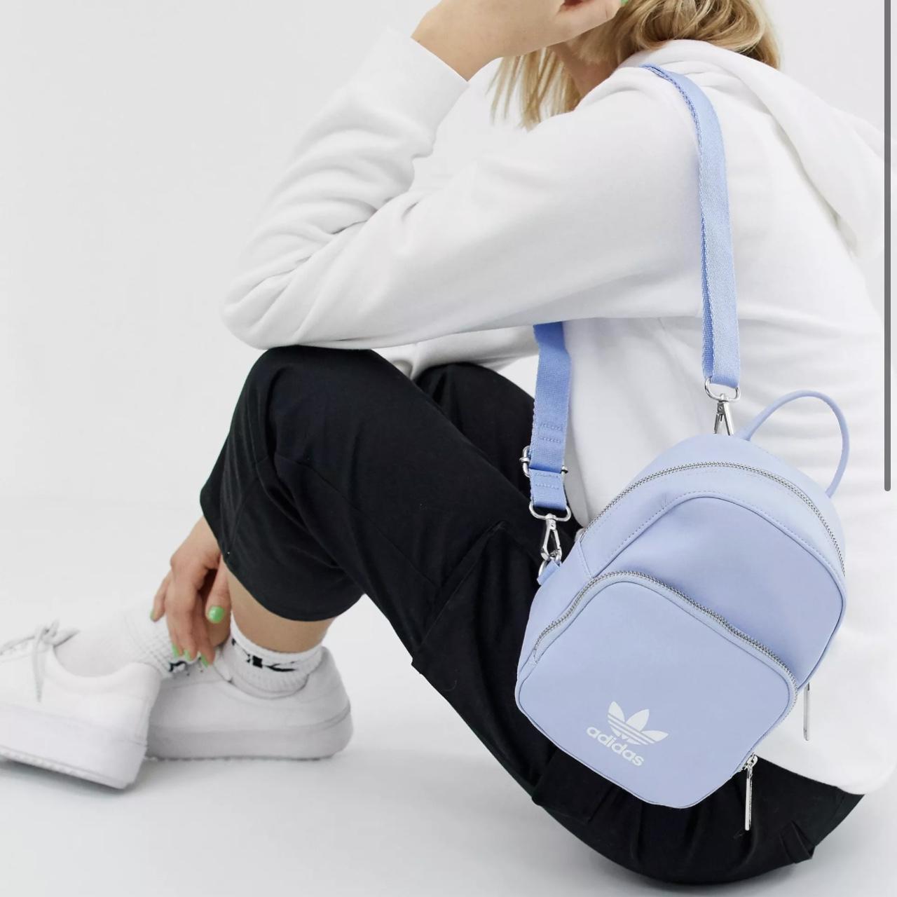 Adidas Mini Backpack Pale Blue Brand new - no... - Depop