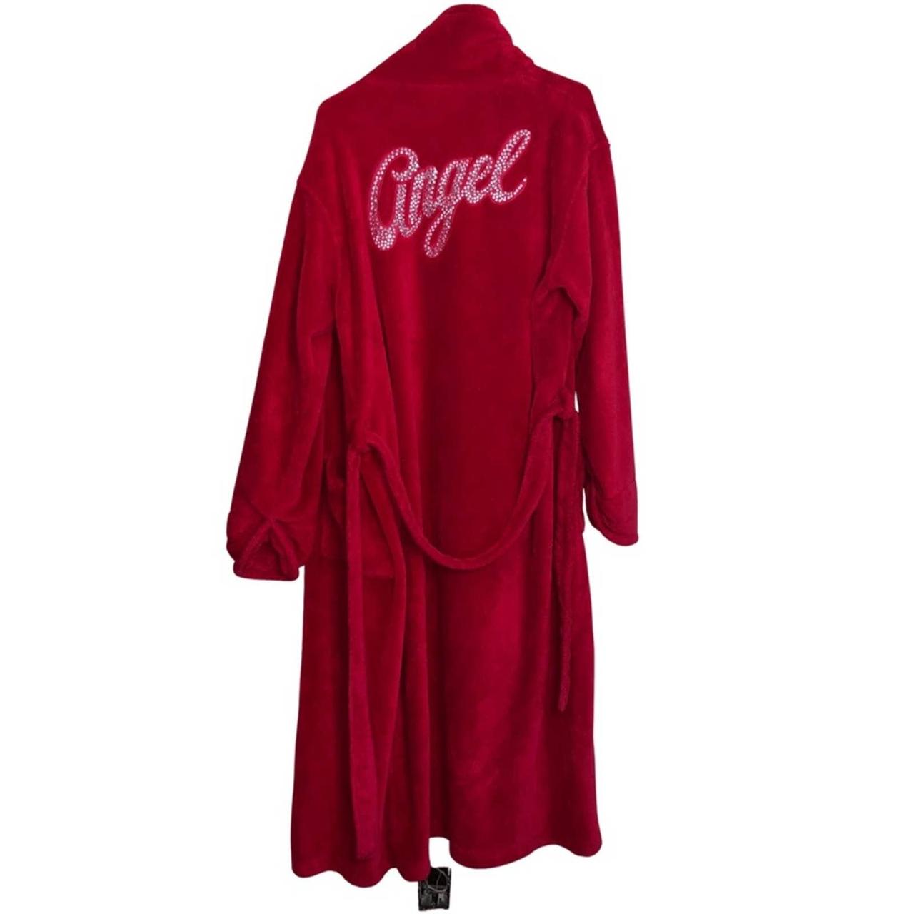 Victoria’s Secret Red Full Length Robe with blingy... - Depop