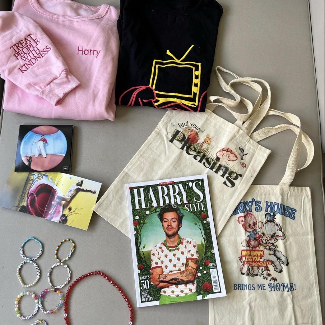 Harry Styles merch kit bundle official and... - Depop