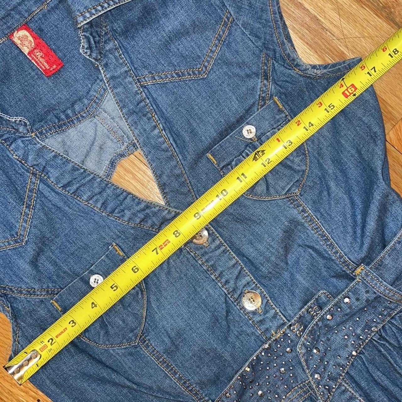 Y2K Apple Bottoms Open back denim dress comes with... - Depop