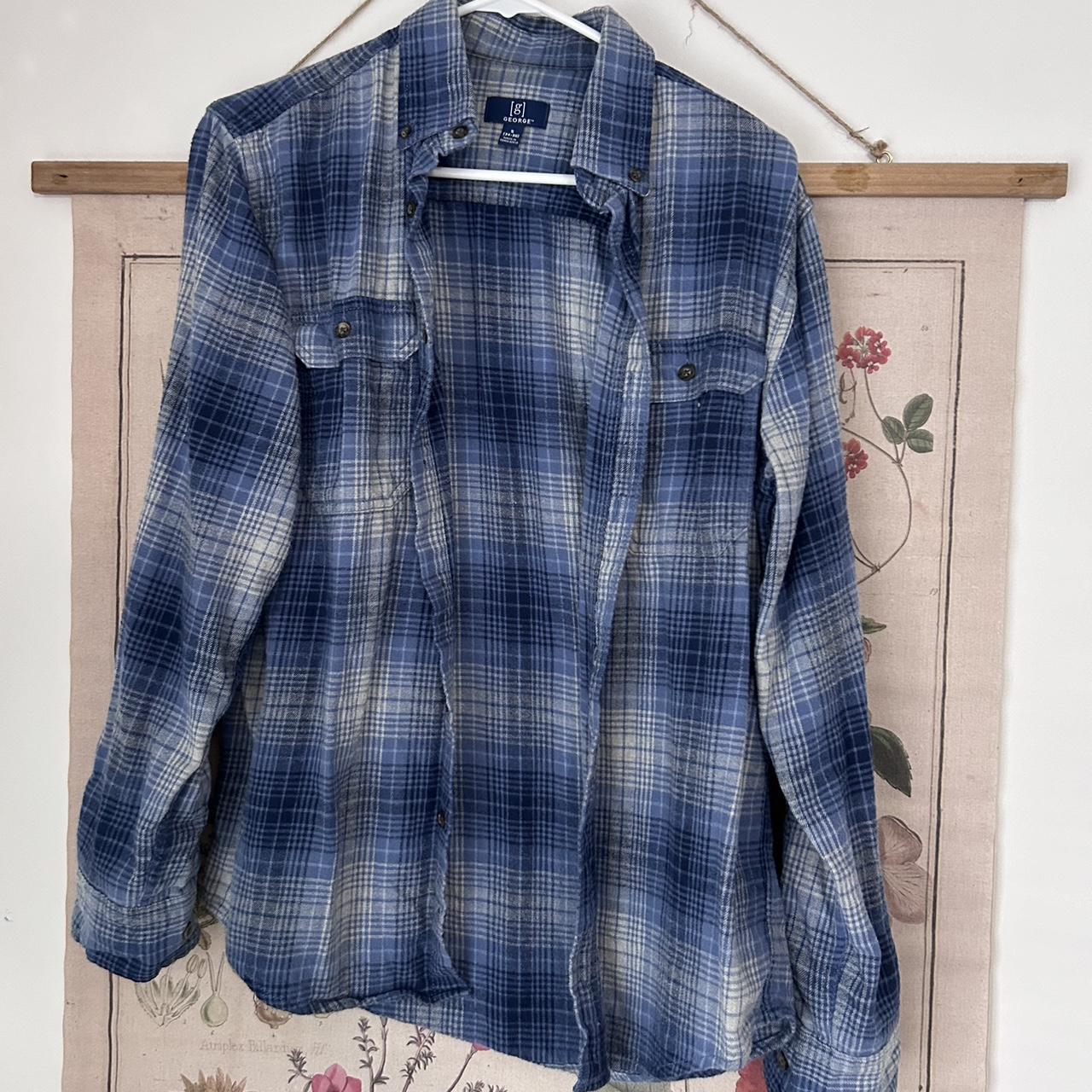 Blue flannel Super soft From my flannel phase Size... - Depop