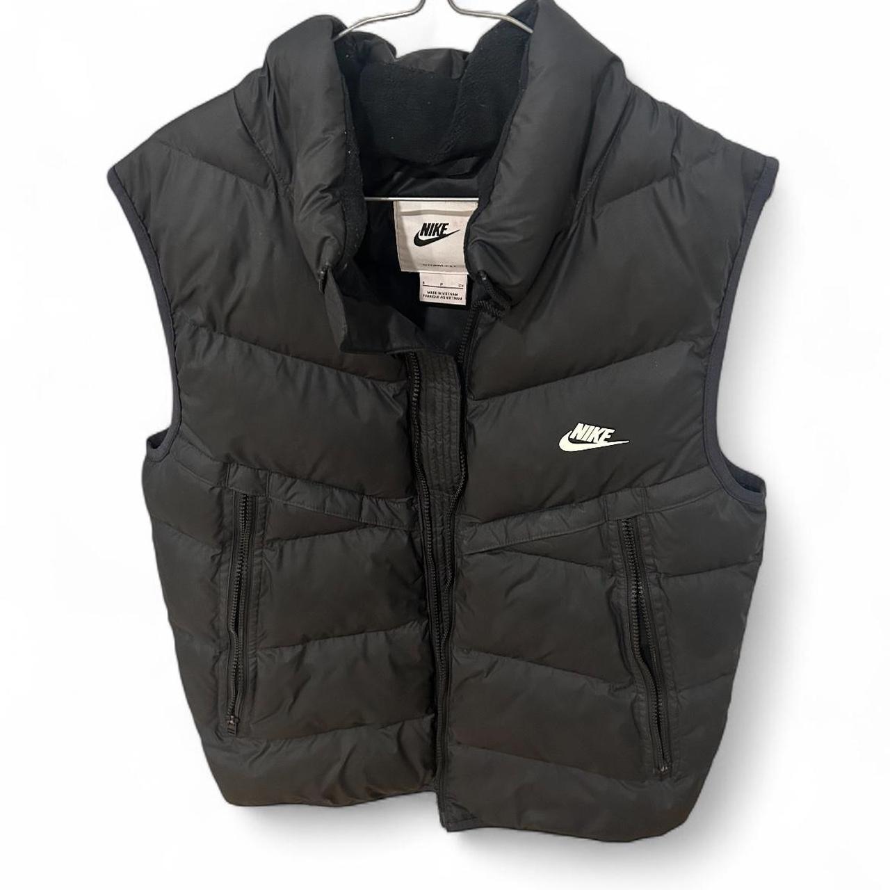 Black Nike puffer vest size small #vest... | Depop