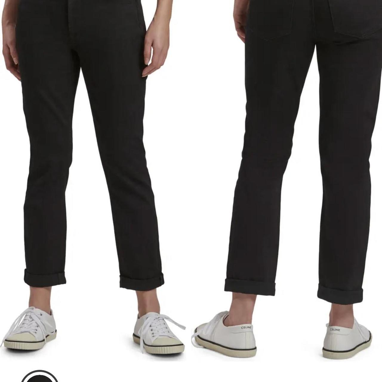 Jen7 slim boyfriend jeans in black. Brand new! 💖 - Depop